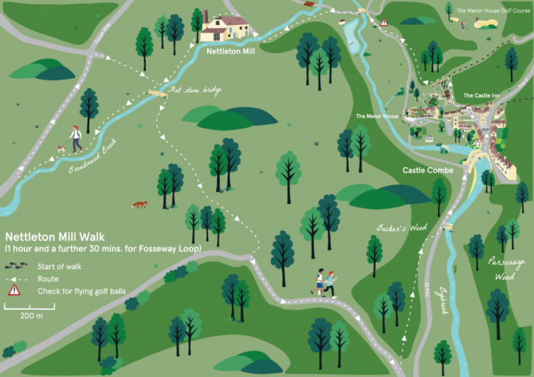 Illustrated Hotel Grounds Maps - Bek Cruddace Illustration